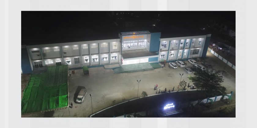 Opening of new hospital building: MoH Union Minister gave an opening ...