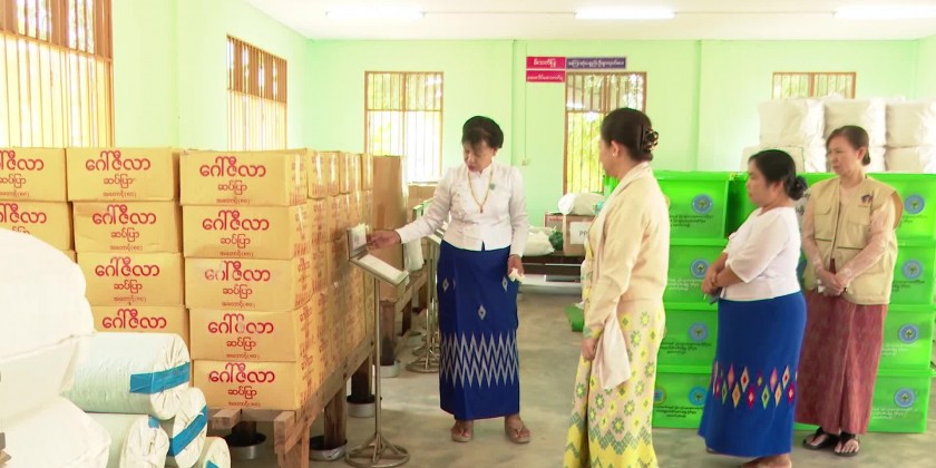 Social Welfare Works: Assistance for victims in Salin & heat shelters ...