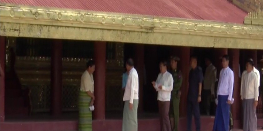 Mya Nan San Kyaw Palace: SAC Chairman inspected conservation works of ...