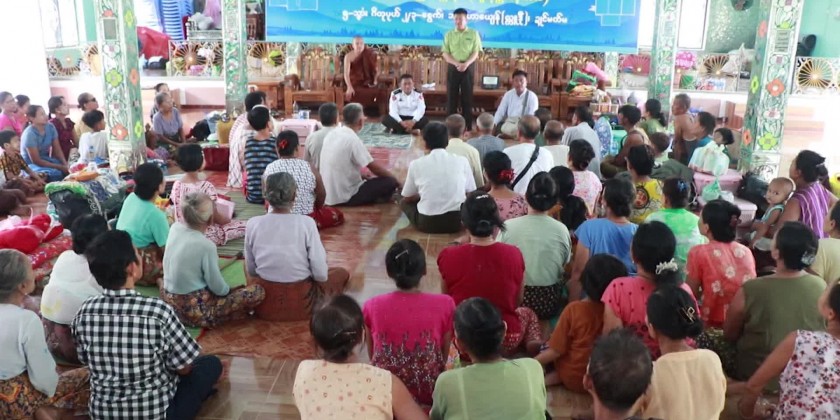 Peace and stability restored: Local authorities informed the displaced ...