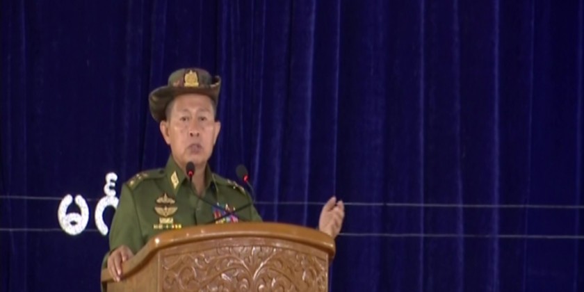 Meeting in Mingalardon station: VSG meets officers, other ranks and ...