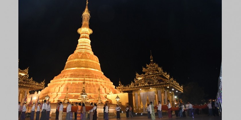 Ceremonies in Yangon: Religious events at Botataung & Shwedagon Pagodas ...