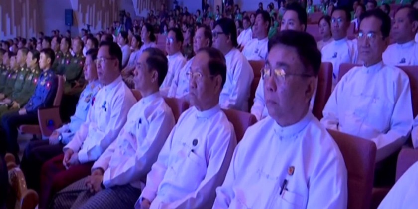 28th Anniversary MWD TV: SG attends the celebration in Nay Pyi Taw ...