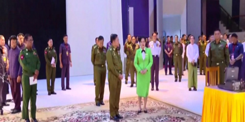 28th Anniversary MWD TV: SG attends the celebration in Nay Pyi Taw ...