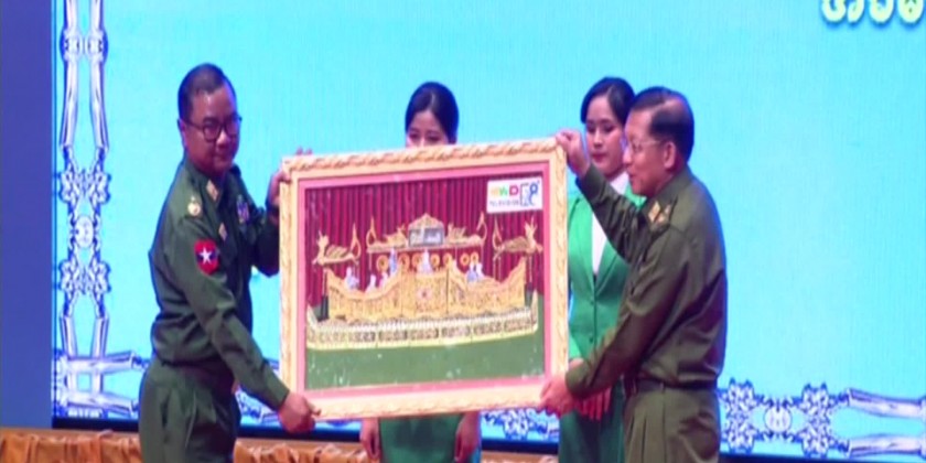 28th Anniversary MWD TV: SG attends the celebration in Nay Pyi Taw ...