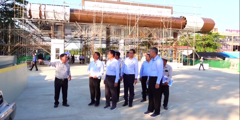 Myanmar-Korea Friendship Bridge : Construction progress Dala Bridge ...
