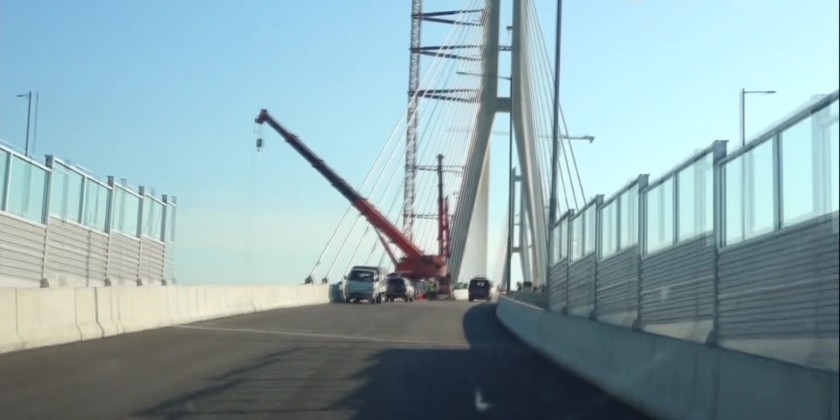 Myanmar-Korea Friendship Bridge : Construction progress Dala Bridge ...