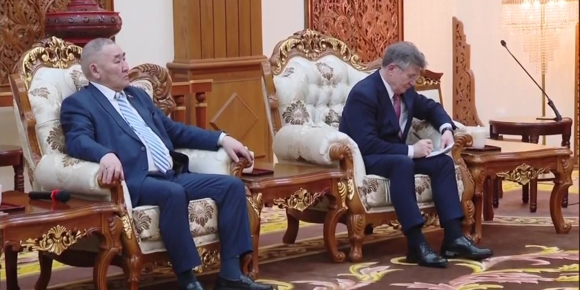 Paying a courtesy call: Deputy Chairman of State Duma paid a courtesy ...