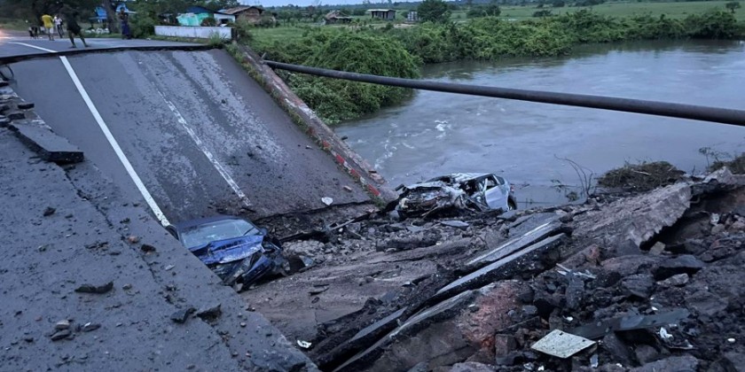 Bridge Explosion: Blast Claims 3 Lives and Injures Many | Myanmar ...