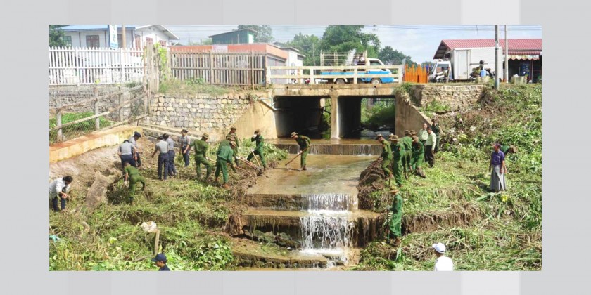 Collective Cleaning Task: Activity in Hopong Township of southern Shan ...