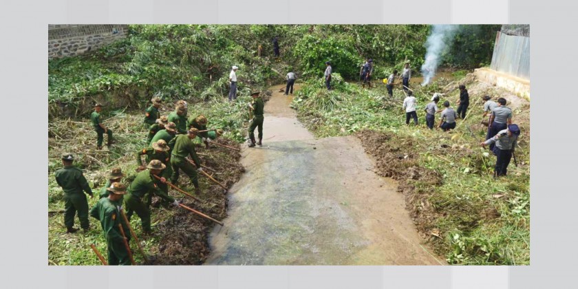 Collective Cleaning Task: Activity in Hopong Township of southern Shan ...