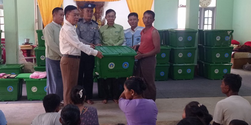 Relief Supplies: Provisions for flood hit households in Nay Pyi Taw ...