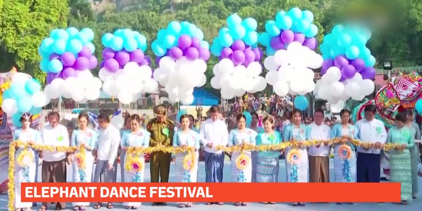 Elephant Dance Festival: Over 100 decorated elephant dummies ...