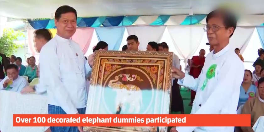 Elephant Dance Festival: Over 100 decorated elephant dummies ...