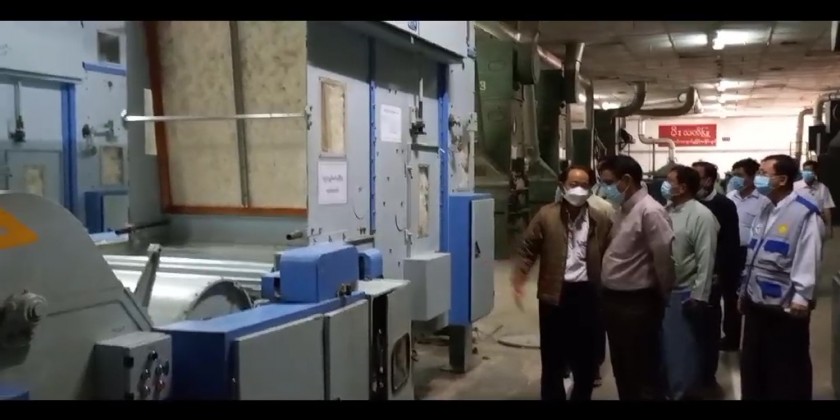 Inspection in Shwe Taung: Garment Factory and Renovation Works ...