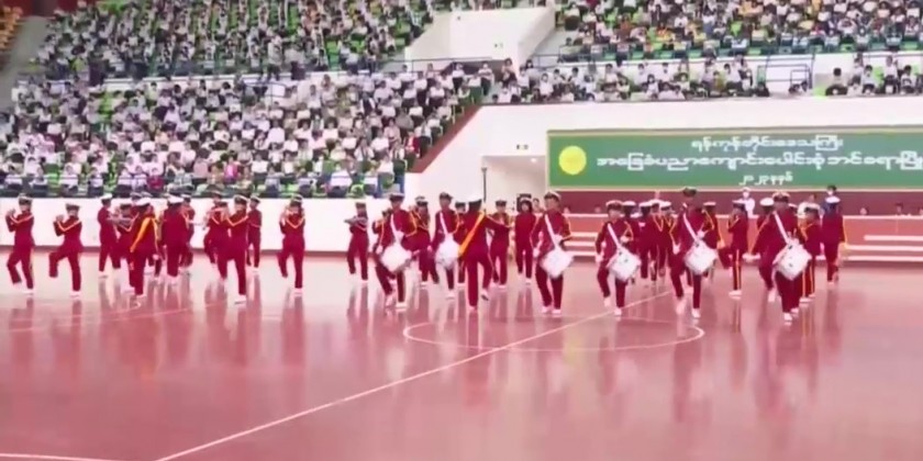 Drum & bugle corps competition: Organized by Yangon Region Government ...