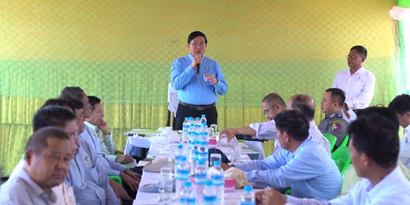 Inspection Tour: CM makes inspections in Aunglan and Sinbaungwe ...