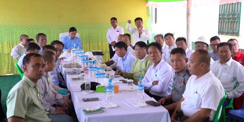 Inspection Tour: CM makes inspections in Aunglan and Sinbaungwe ...