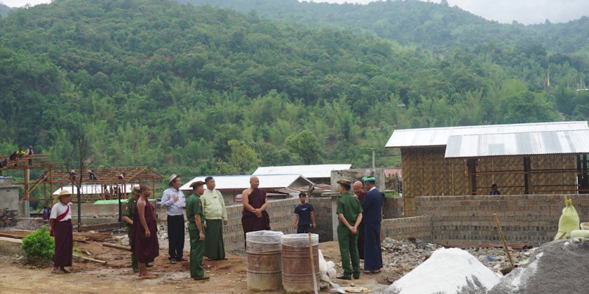 Rehabilitation: Inspection of reconstruction of houses in Hopong area ...