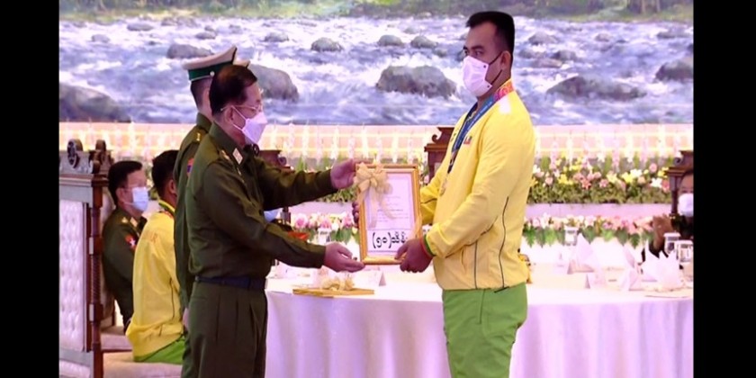 Honouring ceremony: SG honours Tatmadaw sportsmen and coaches | Myanmar ...
