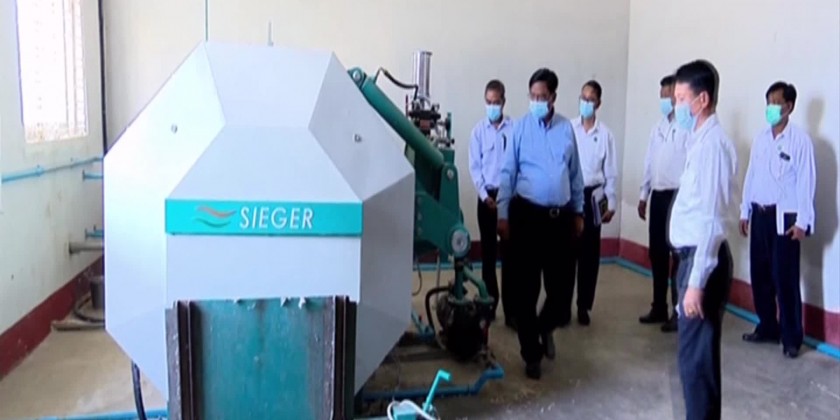 Inspection Tour: MoI Union Minister inspected garment factory in ...