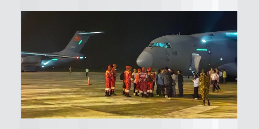 CISAR arrived in Nay Pyi Taw: China's International Search and Rescue ...