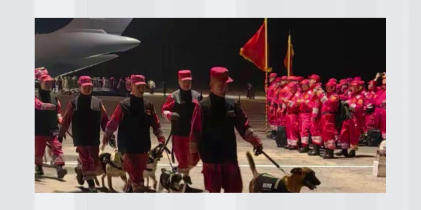 CISAR arrived in Nay Pyi Taw: China's International Search and Rescue ...