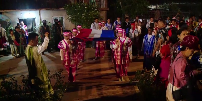 Kayin National New Year Day: SAC member Mahn Nyein Maung opened the ...