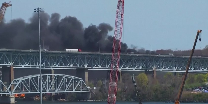 Fatal crash sparks fire on Connecticut bridge | Myanmar International TV