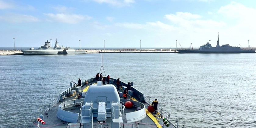 Naval ship arrives at Alexandria | Myanmar International TV