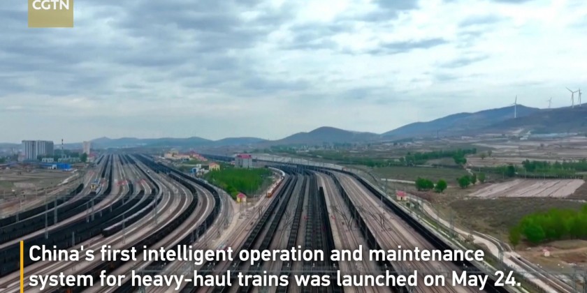 China launches smart operation, service system for heavy-haul trains ...