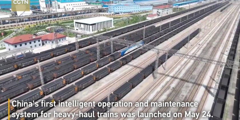 China launches smart operation, service system for heavy-haul trains ...