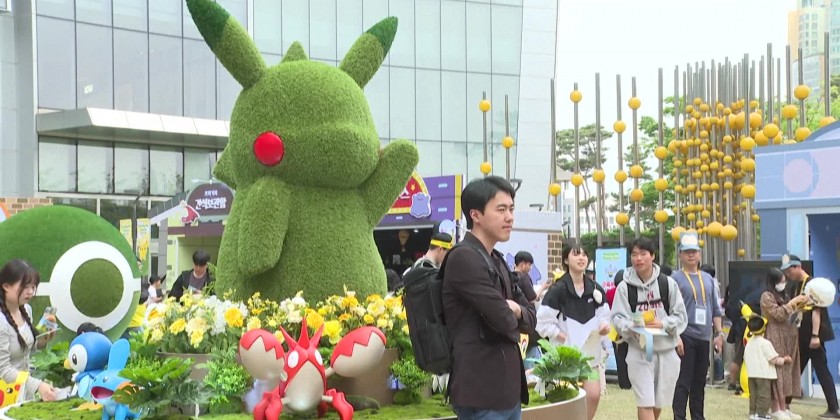 Balloons of Pokemon characters installed at Seoul Lake | Myanmar ...