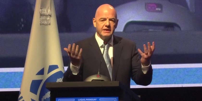Infantino speaks to Conmebol as they hope to host 2030 WC | Myanmar ...