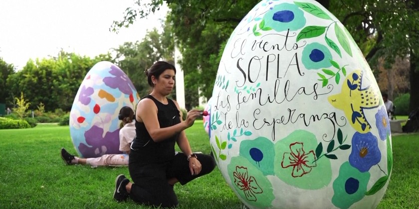 Colorful Easter Eggs laid by Chilean artists | Myanmar International TV