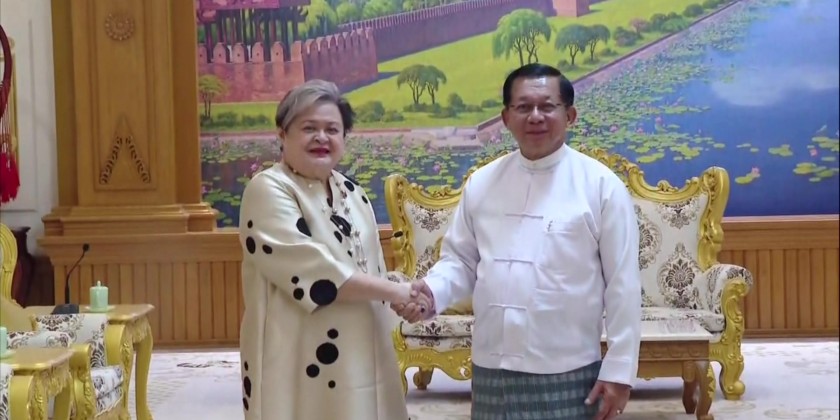 Paying a Courtesy Call: ASEAN Chair’s Special Envoy paid a courtesy ...