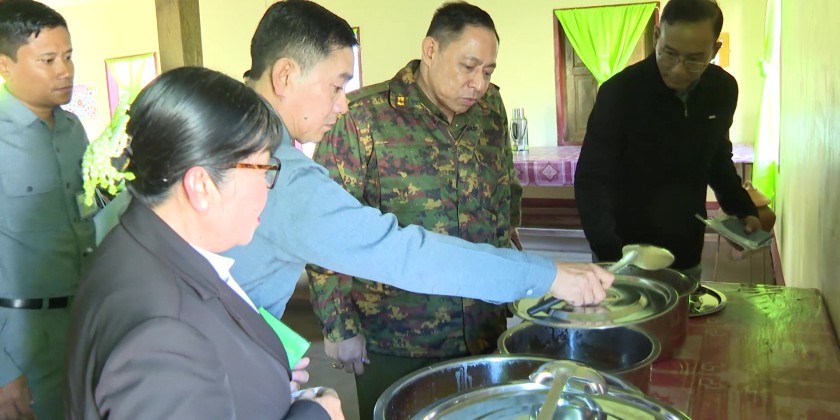 Tour in Shan State: Development works in Shan State (East) inspected ...