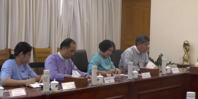Visiting DICA Head office: MIFER UM visited DICA head office | Myanmar ...