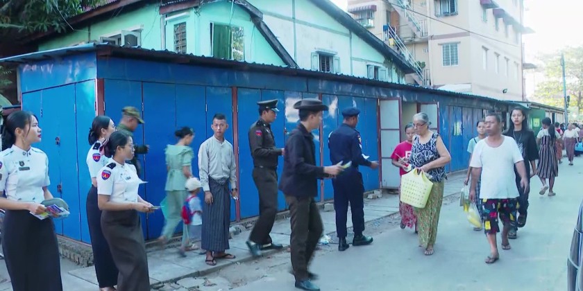 Let's Vote Together: Election awareness pamphlets distributed in Yangon ...
