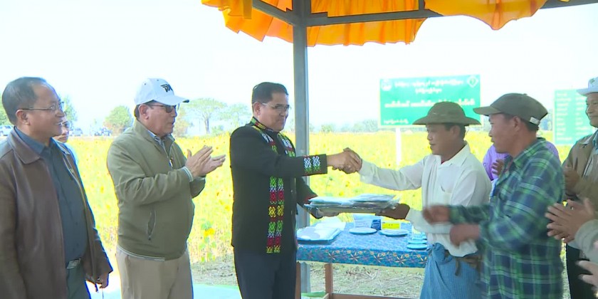 Agriculture Sector: Chief Minister makes inspections in Mohnyin ...