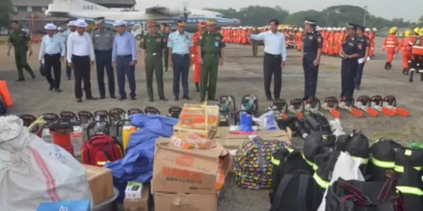 Assistance for affected people: Relief aid continues to be delivered by ...