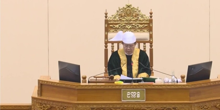 Presidential Electoral College: 2nd Day meeting of Amyotha Hluttaw PEC ...