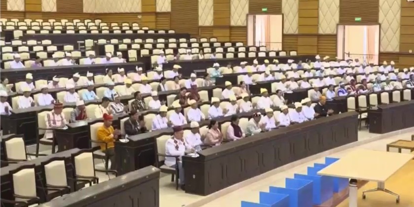 Presidential Electoral College: 2nd Day meeting of Amyotha Hluttaw PEC ...