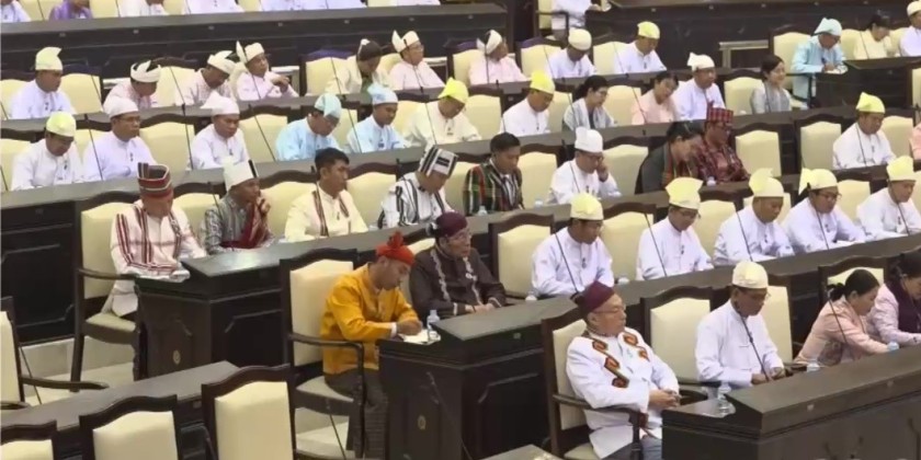 Presidential Electoral College: 2nd Day meeting of Amyotha Hluttaw PEC ...