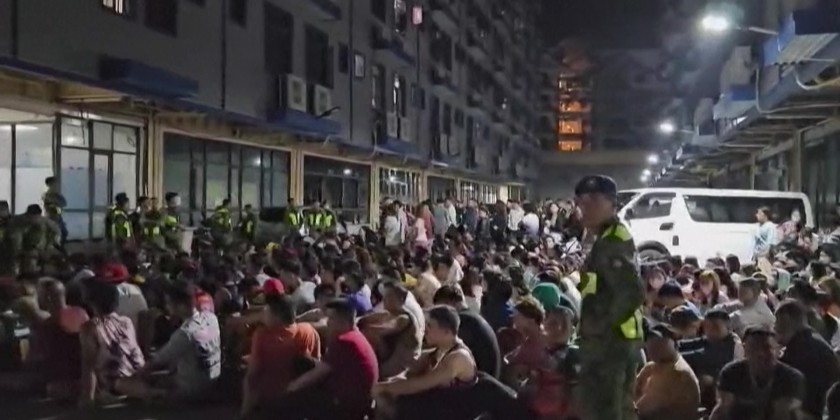 Philippines detains over 2,700 people in anti-trafficking raid ...