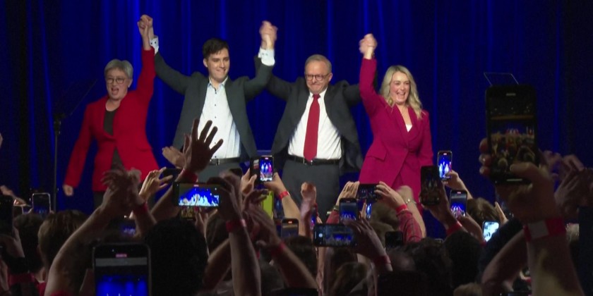 Australian Prime Minister wins election with Labor Party majority ...