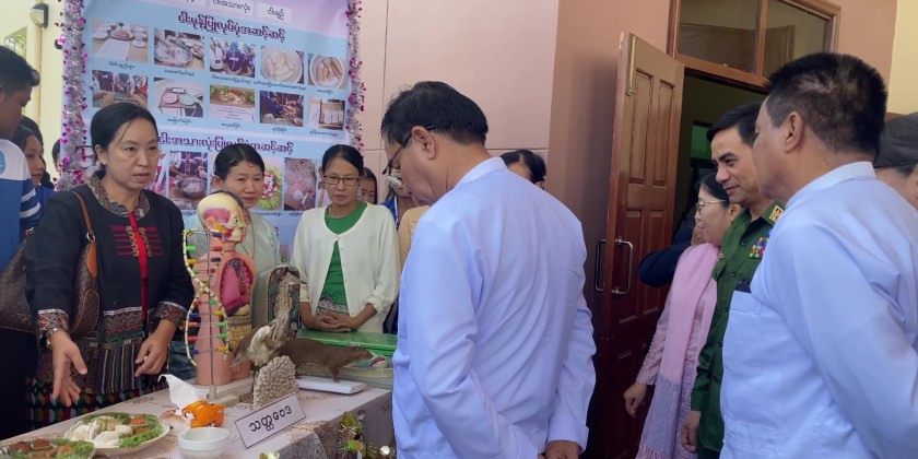 Fresher Welcoming :Bago CM met the fresher students at Bago University ...