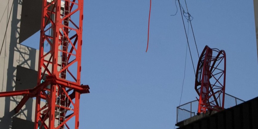 Bangkok road damaged by falling crane in quake aftermath | Myanmar ...