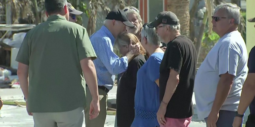 Biden visits hurricane-hit Florida, pledges full support | Myanmar ...