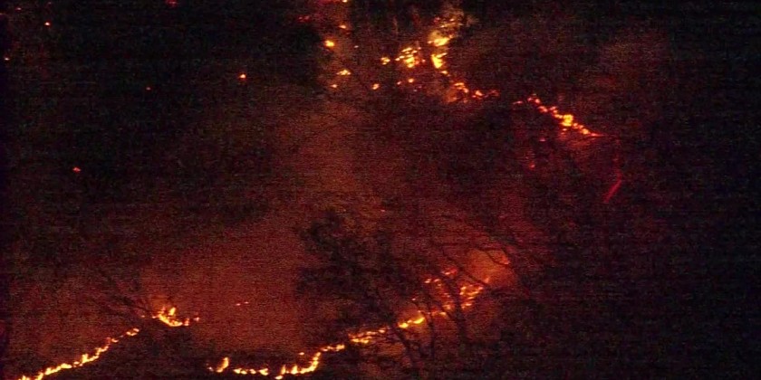 Bushfire burning on mountain west of Tokyo | Myanmar International TV